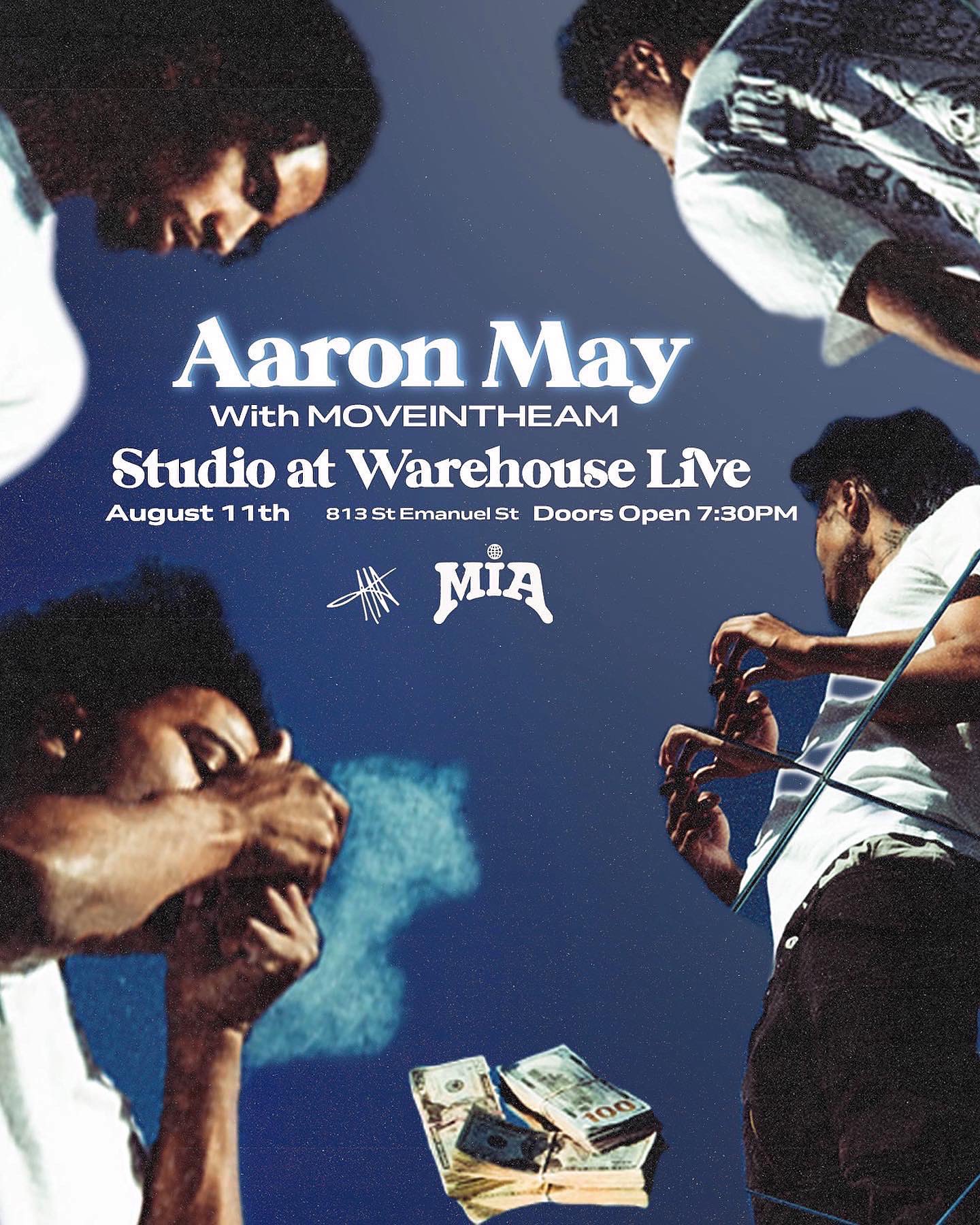 Aaron May And MIA concert at Warehouse live - Kodiblaze